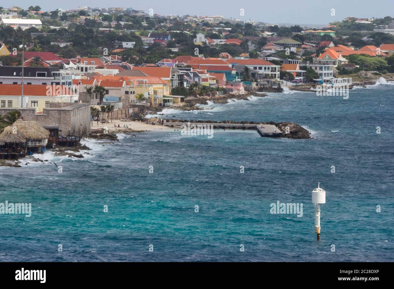 Caribbean Sea - Curacao, Willemstad on the ABC Islands Stock Photo - Alamy