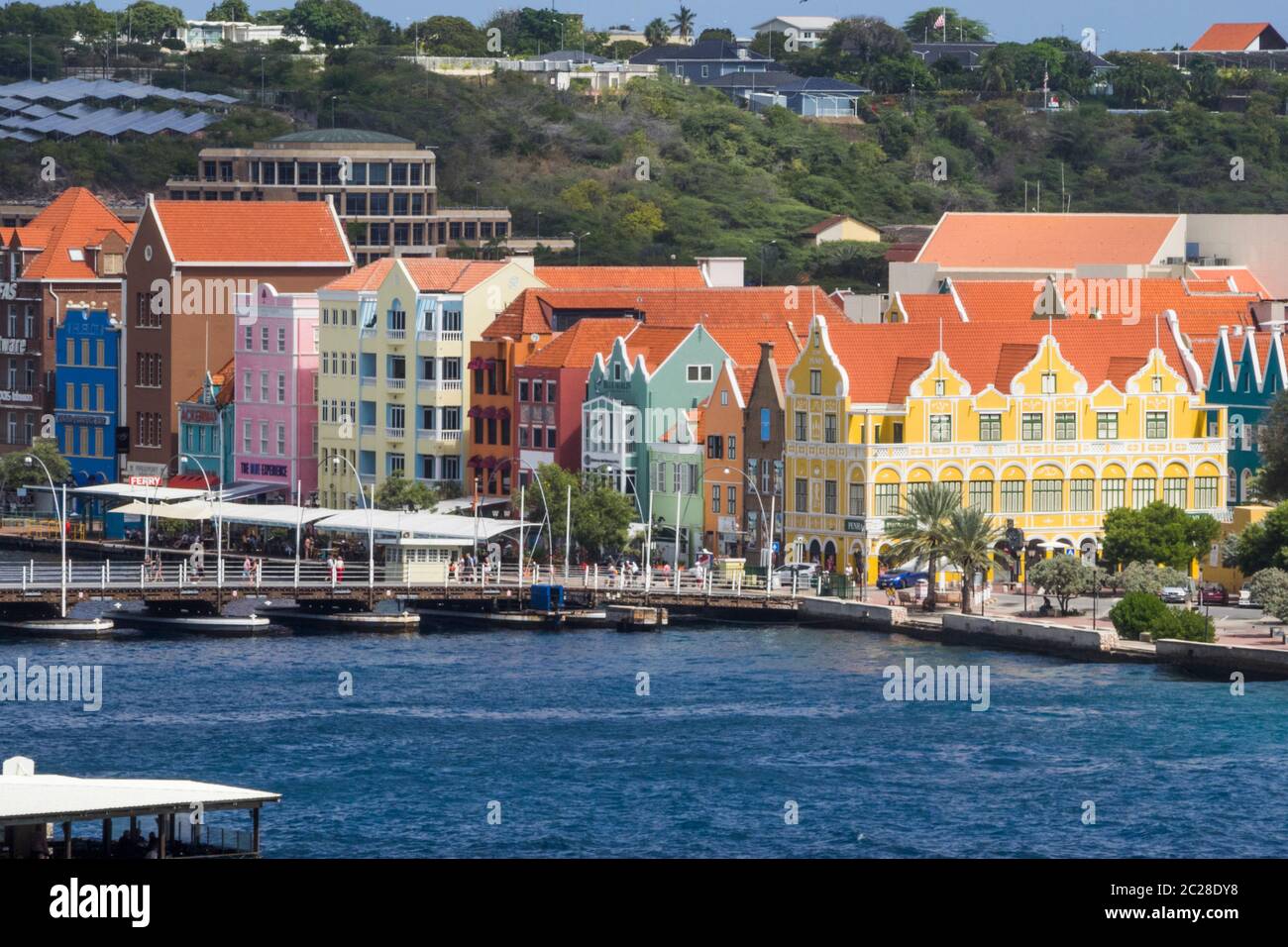 Caribbean Sea - Curacao, Willemstad on the ABC Islands Stock Photo - Alamy