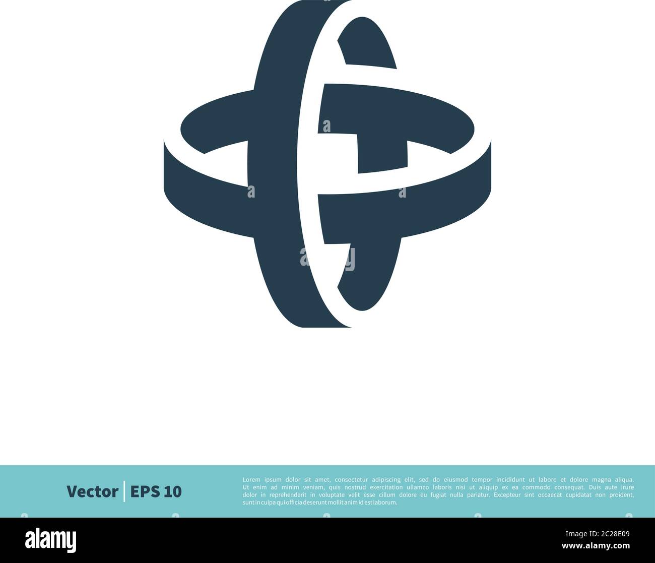 Abstract Ring Connected Icon Vector Logo Template Illustration Design ...