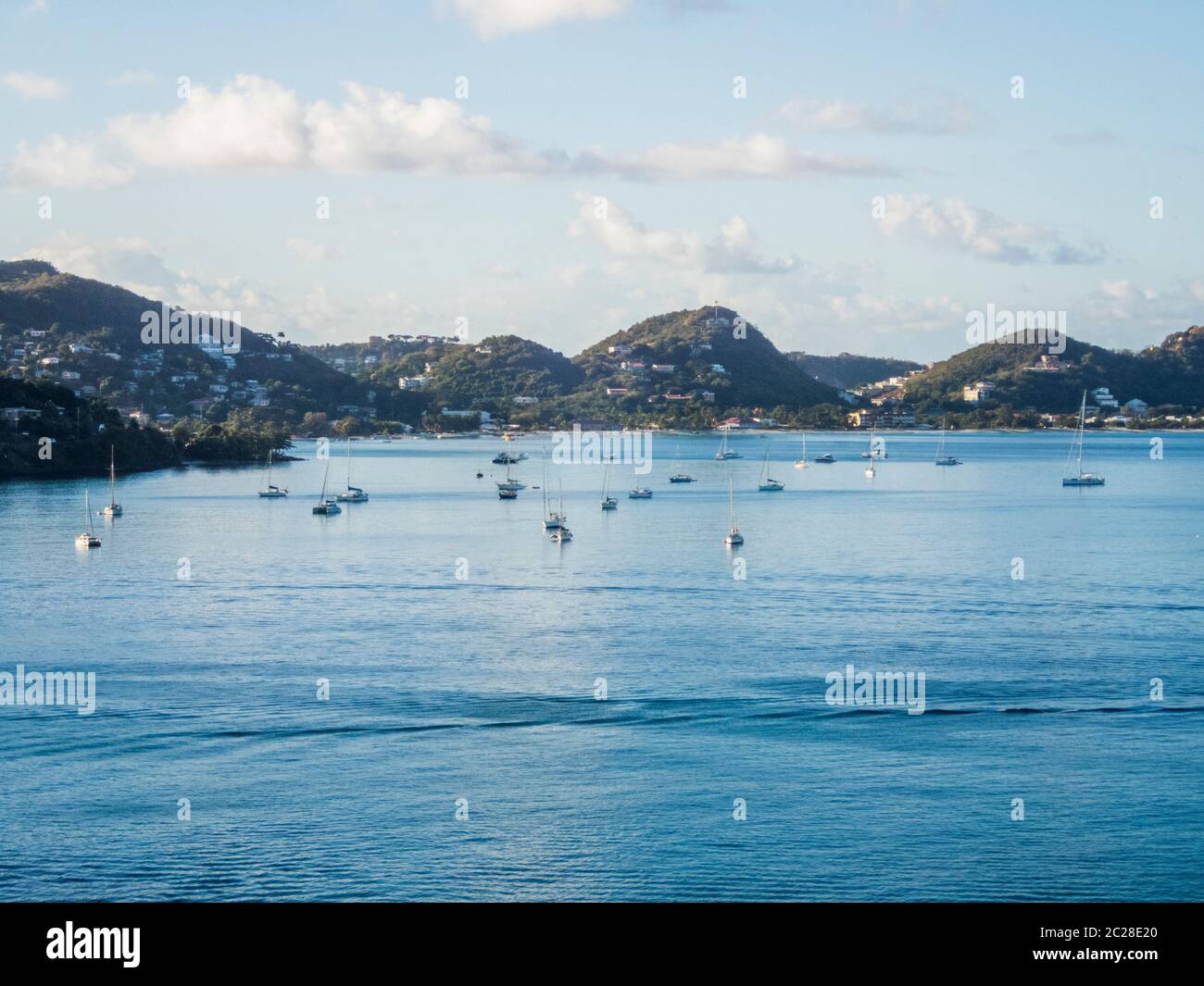 Caribbean Sea, Grenada - St Georges Stock Photo - Alamy
