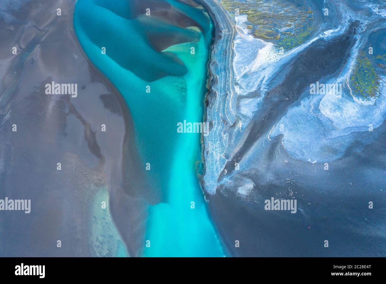 Aerial top view deposits rock hi-res stock photography and images - Alamy