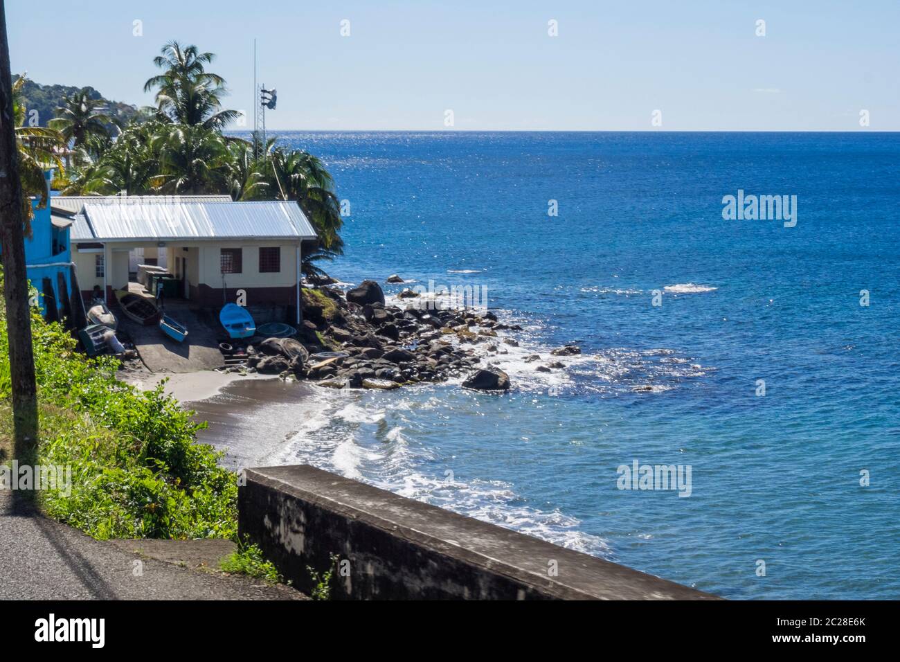 Caribbean, Grenada - Sauteurs Beach Stock Photo - Alamy