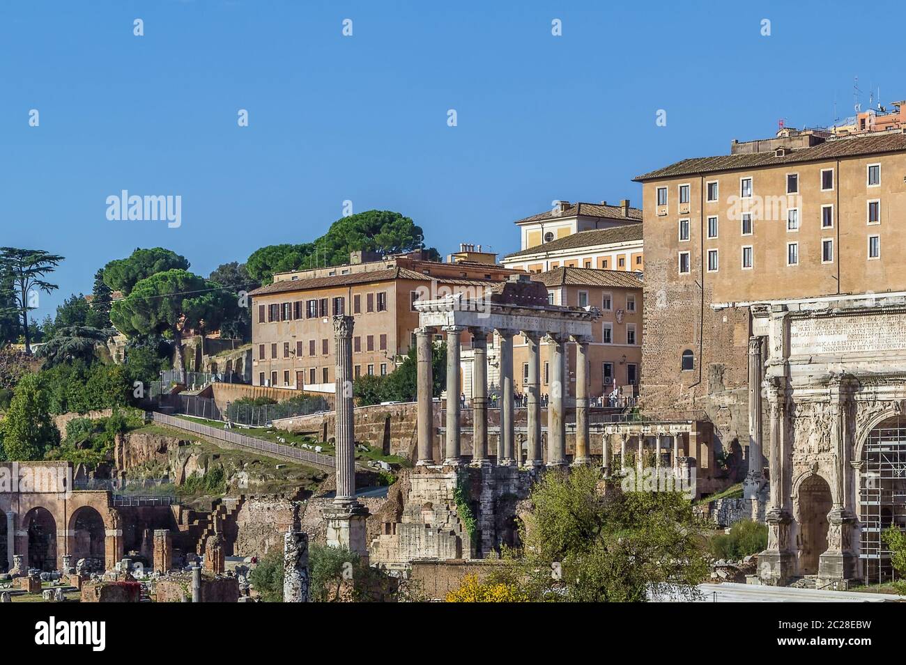Temple of Saturn, Rome Stock Photo - Alamy