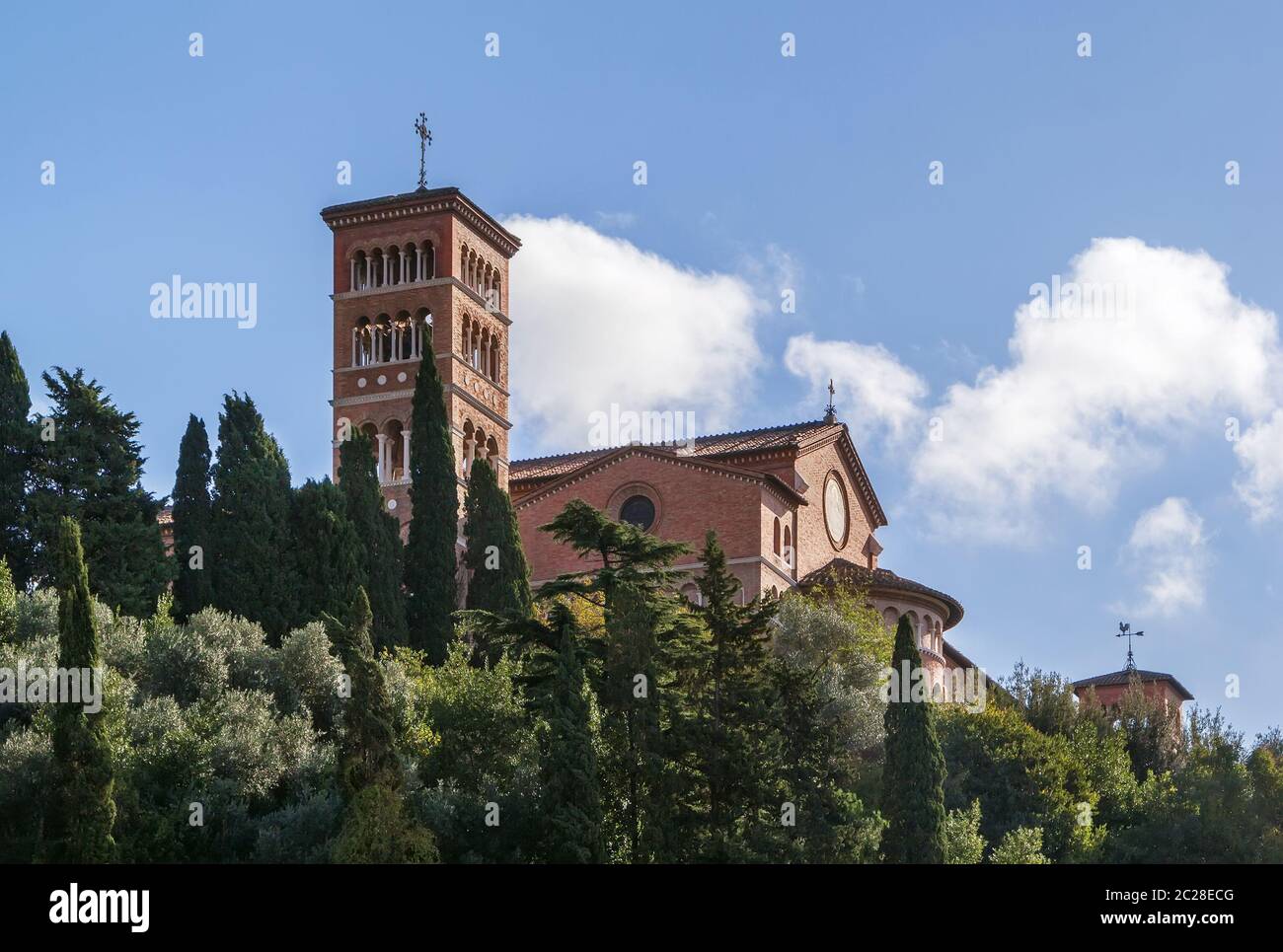 Church of Sant'Anselmo, Rome Stock Photo - Alamy