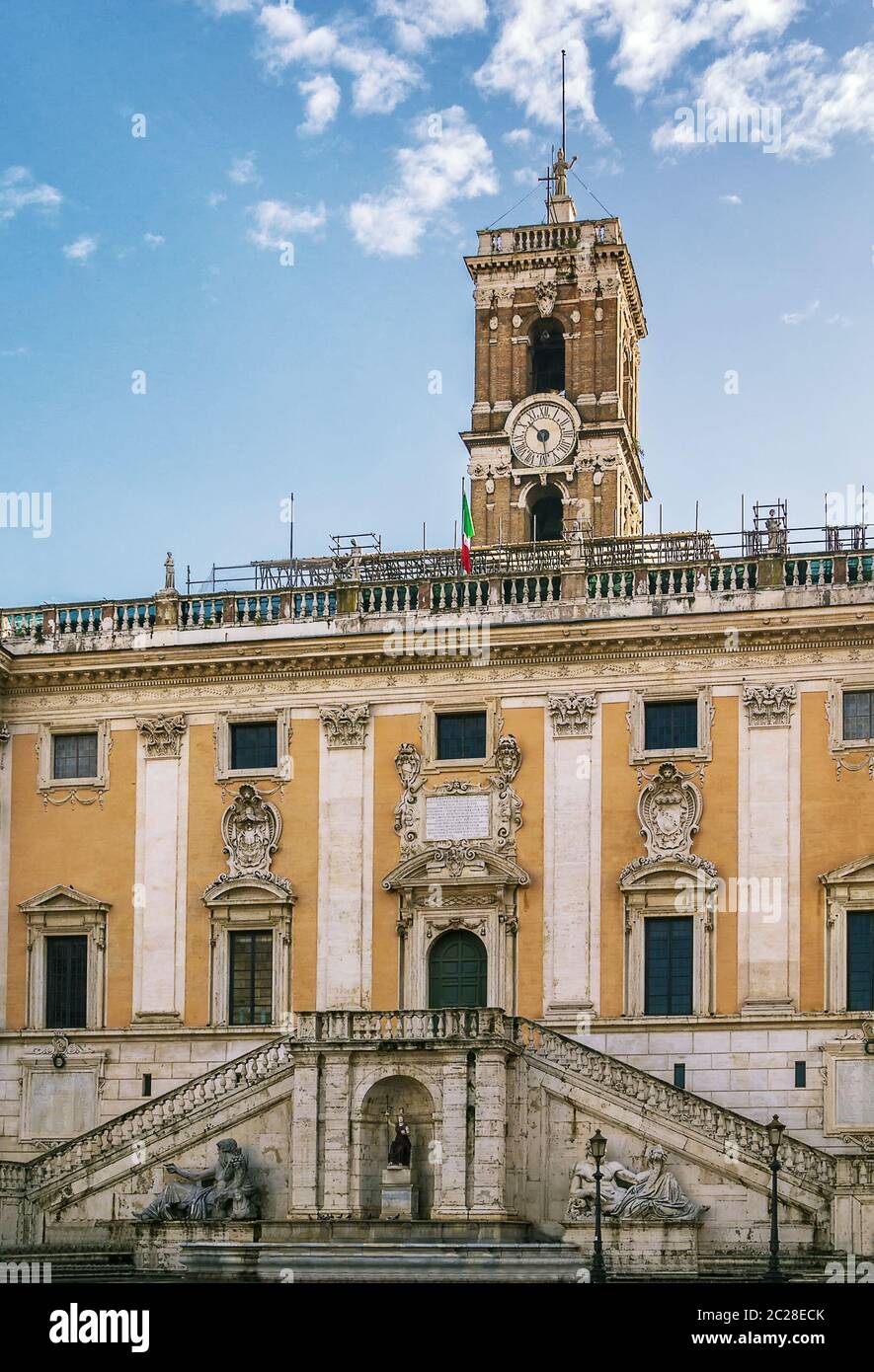 Palazzo Senatorio, Rome Stock Photo - Alamy