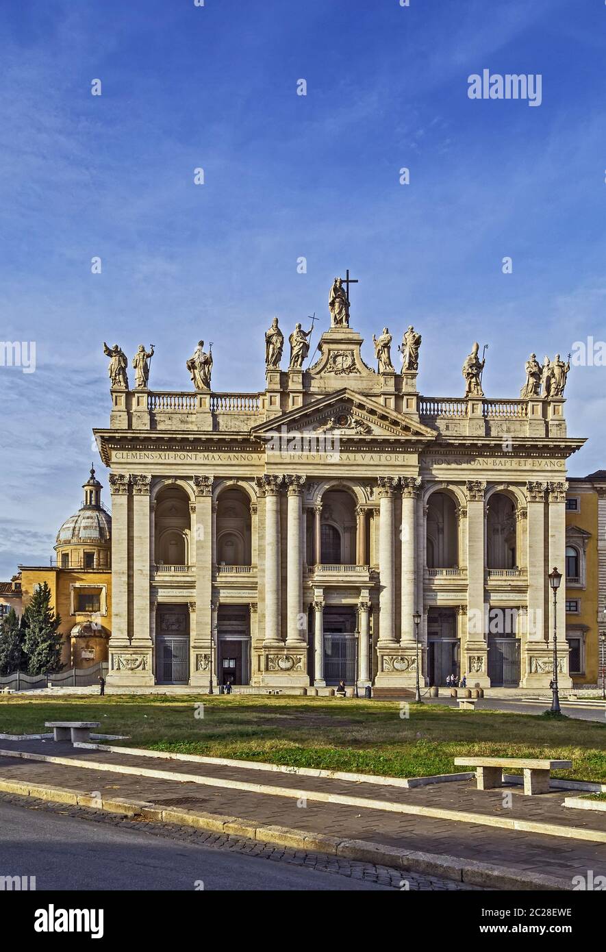 Statue at the basilica of st john lateran hi-res stock photography and ...