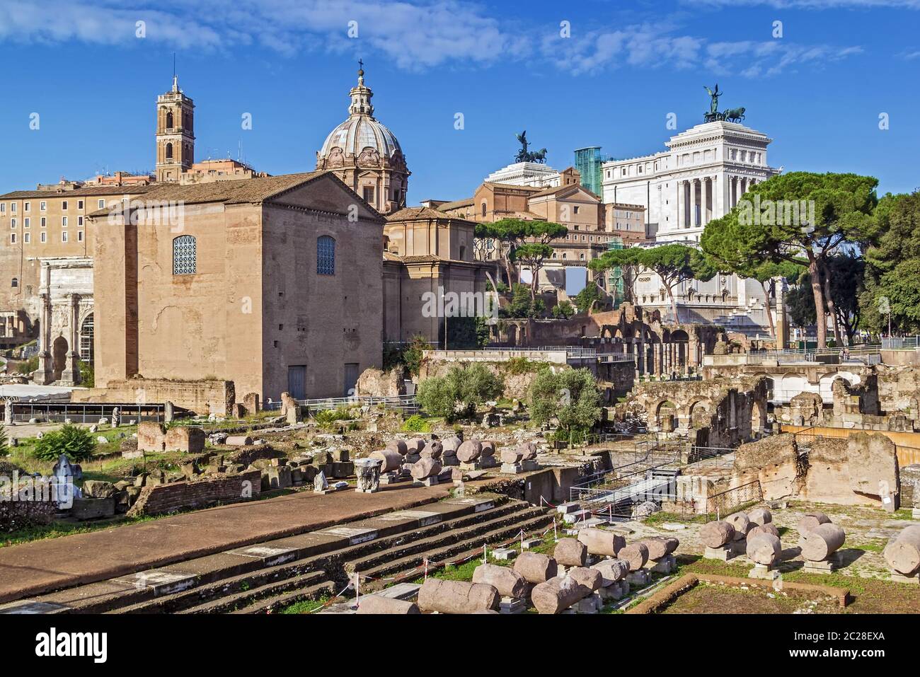 Curia roman forum italy hi-res stock photography and images - Alamy