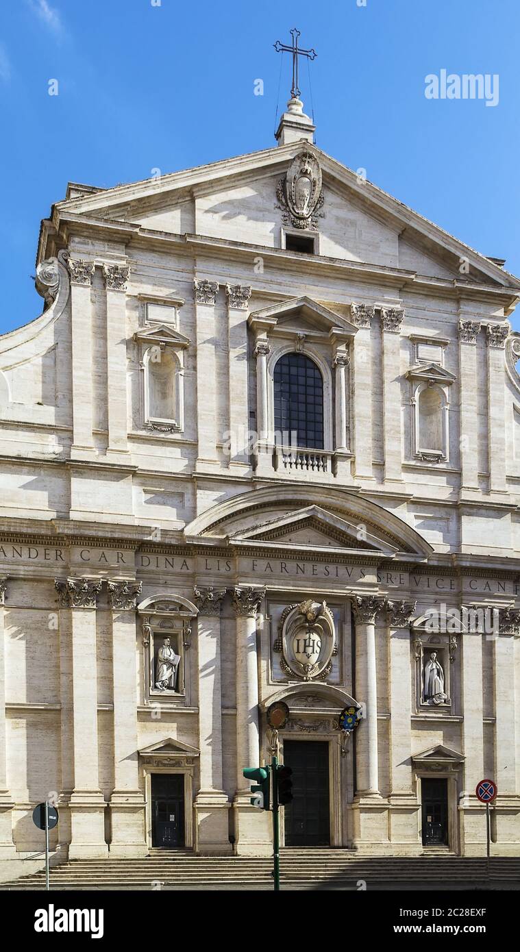 Chiesa del gesu rome hi-res stock photography and images - Alamy