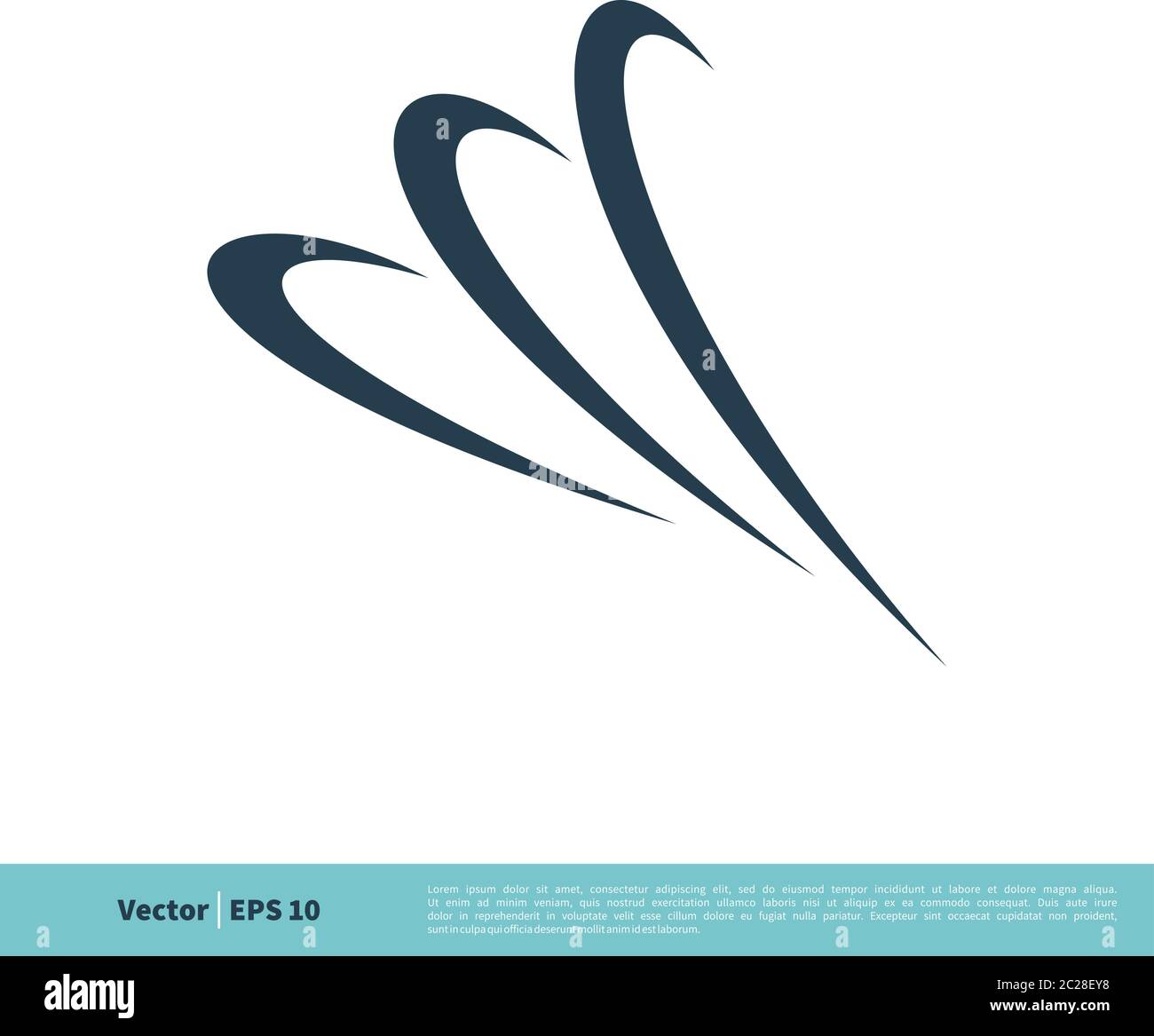 Abstract Swoosh Icon Vector Logo Template Illustration Design. Vector ...