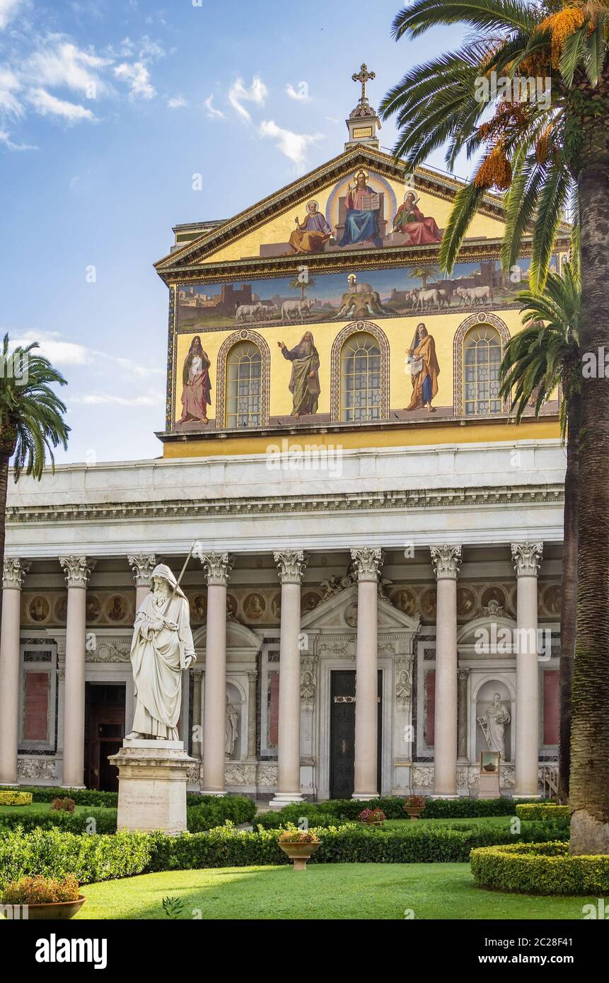 Basilica of Saint Paul, Rome Stock Photo - Alamy