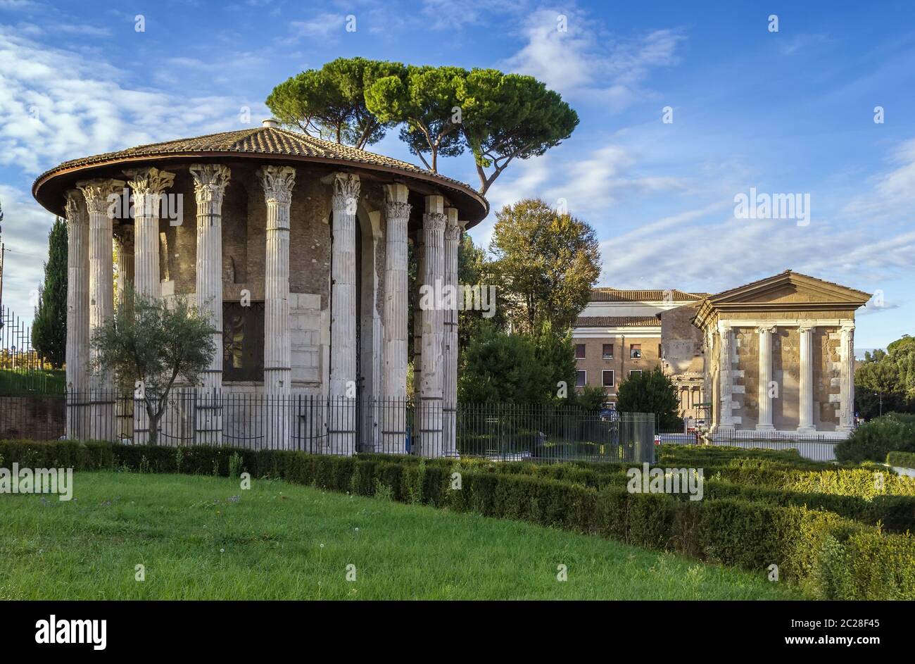 Temple of Hercules Victor, Rome Stock Photo - Alamy