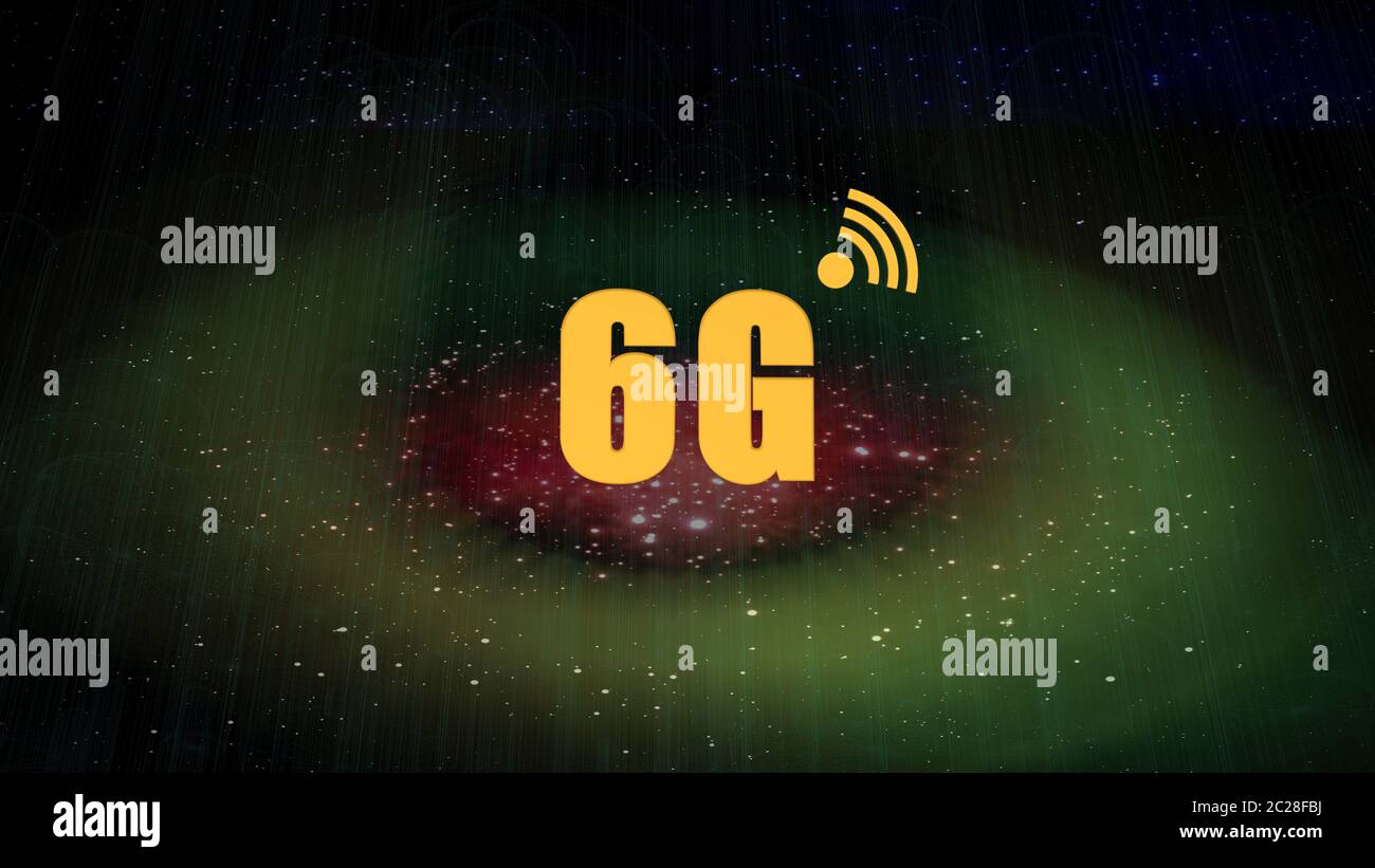 The 3d rendering of new generation of high-speed mobile technology for ...