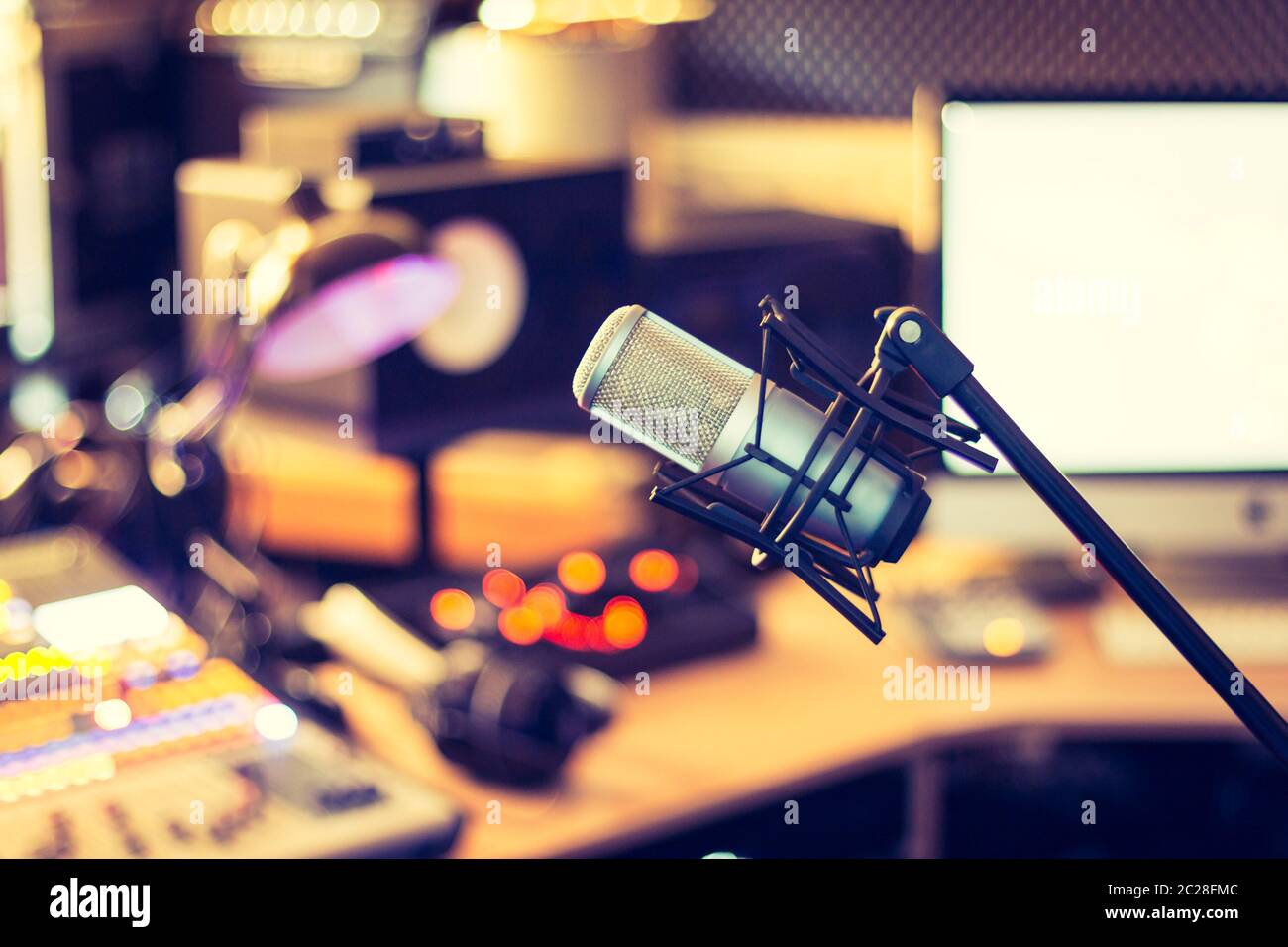 Mic Recording Studio Wallpaper