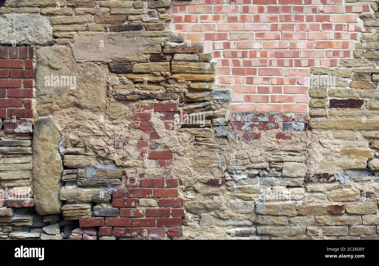 Masonry many repairs hi-res stock photography and images - Alamy