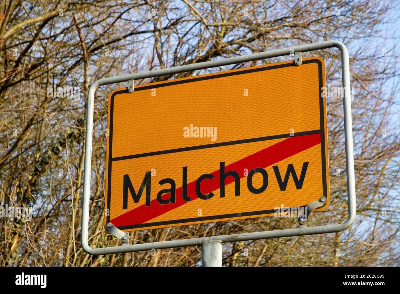 The End of Malchow Stock Photo - Alamy