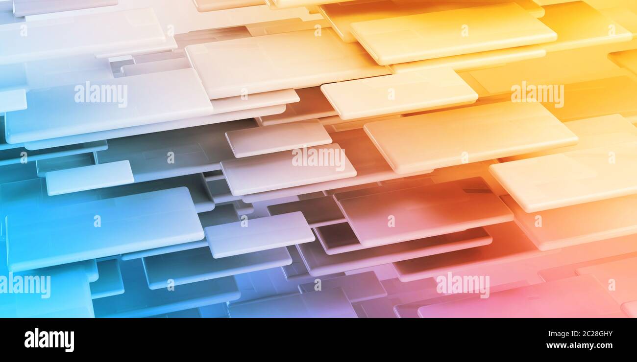 Data Transfer Digital Technology Abstract Background Concept Art Stock ...