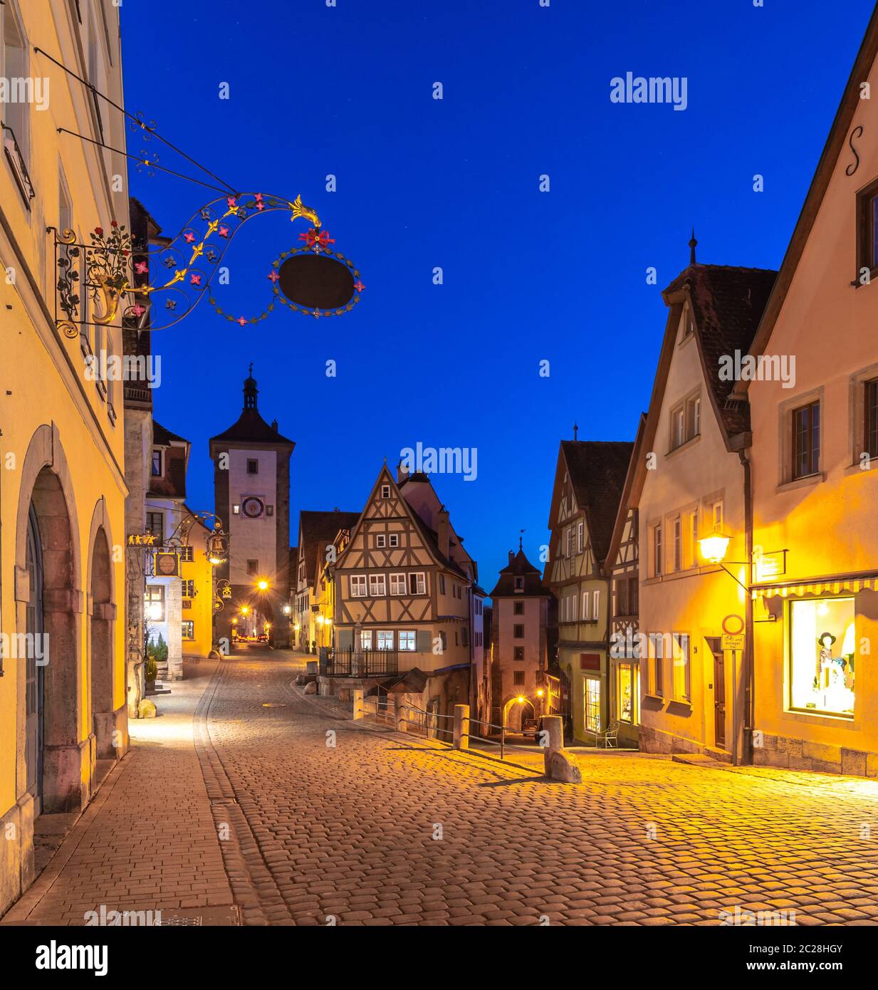 Rothenburg at night hi-res stock photography and images - Alamy