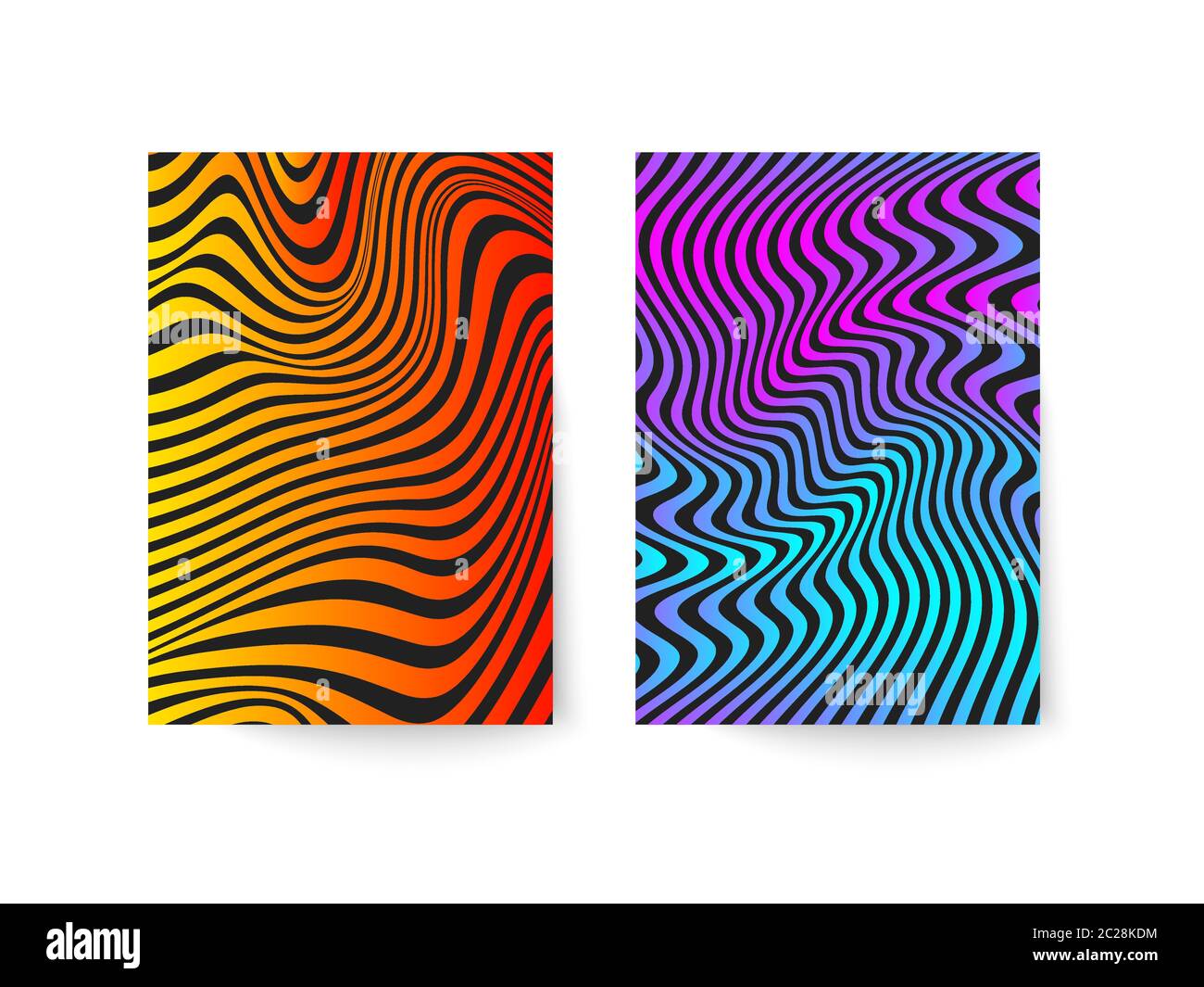 Abstract op art set Stock Vector Images - Alamy