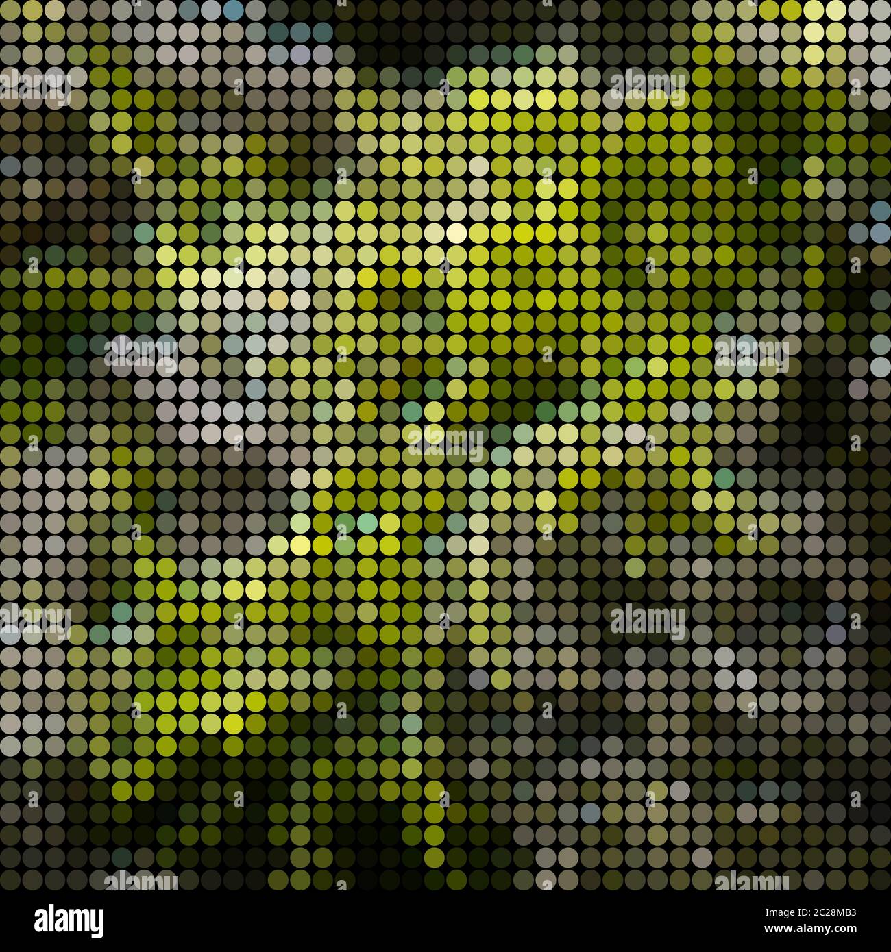 abstract colored round dots - green Stock Photo - Alamy