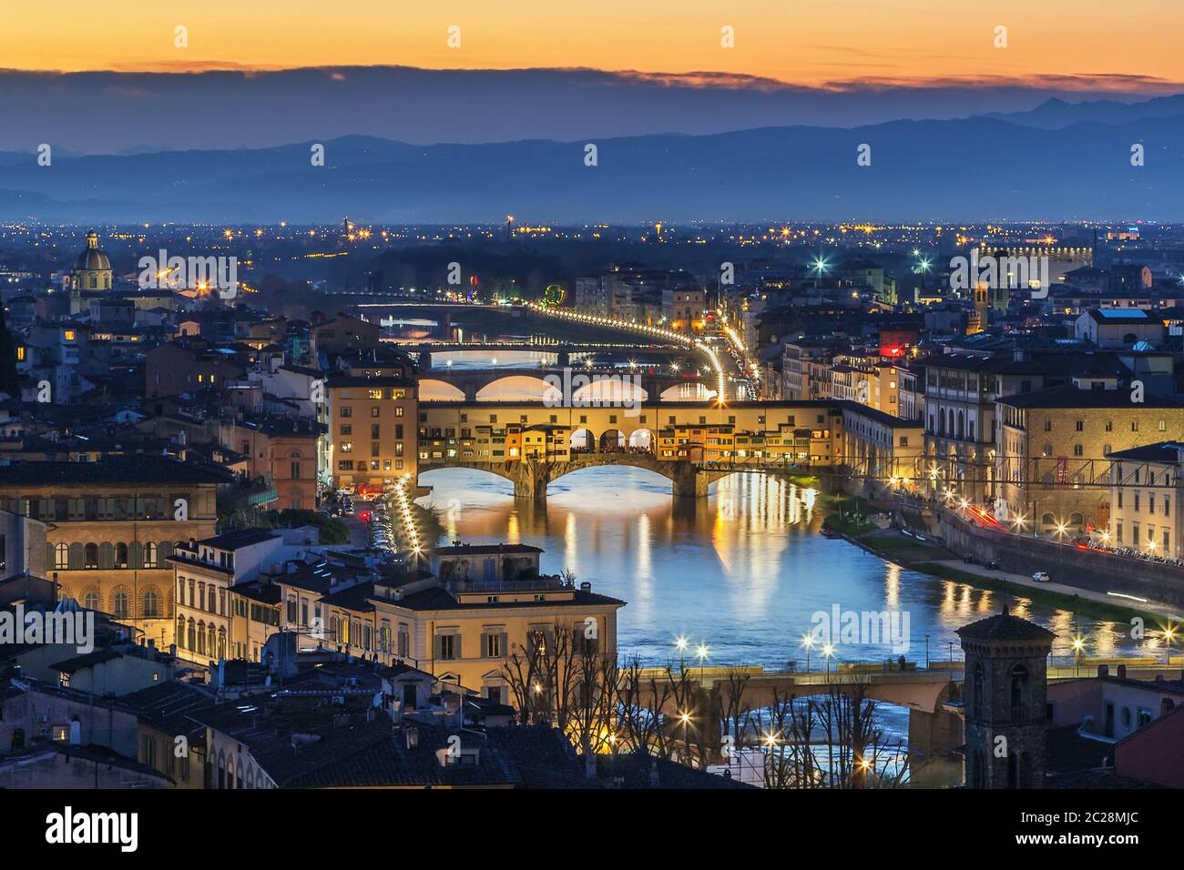 Ponte vecchio view florence hi-res stock photography and images - Alamy