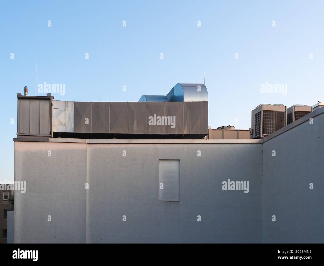 HVAC heating ventilation and air conditioning device Stock Photo - Alamy