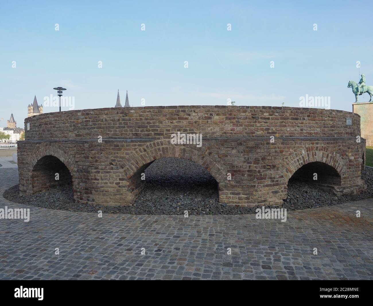 ancient roman ruins in Deutz in Koeln, Germany Stock Photo - Alamy