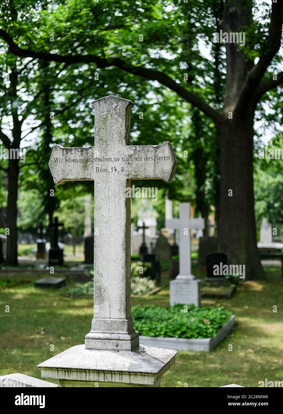 Berlin, Germany. 12th June, 2020. The cemetery for invalids, built in ...
