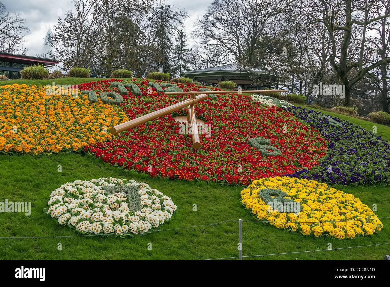 Floral clock europe hi-res stock photography and images - Alamy