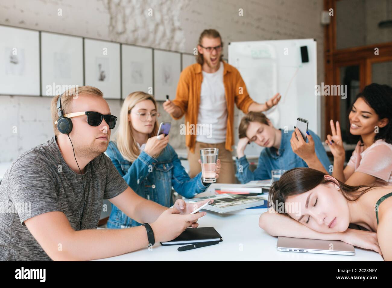 Ignoring student teacher hi-res stock photography and images - Alamy