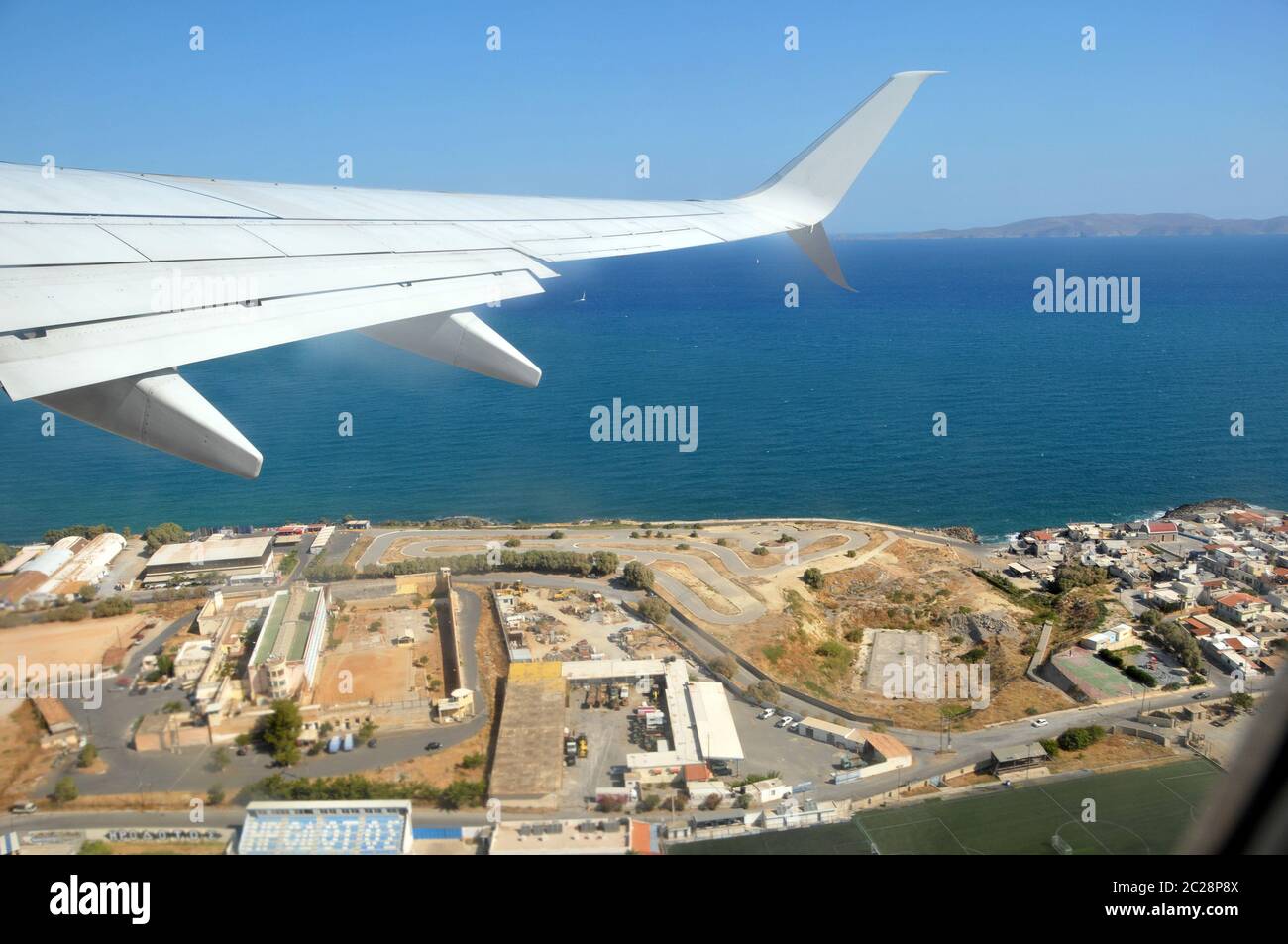 Flying over greece hi-res stock photography and images - Alamy