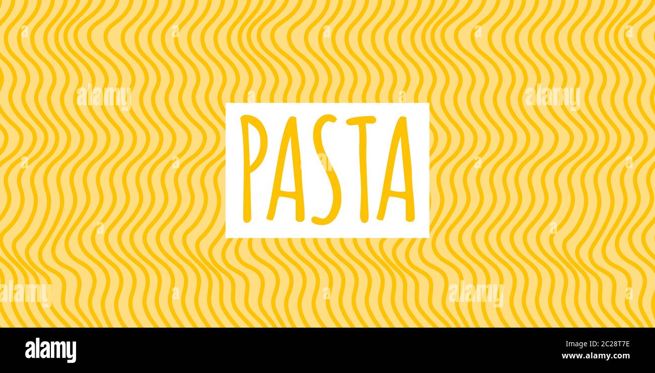 Pasta banner. Macaroni background. Vector illustration Stock Vector ...