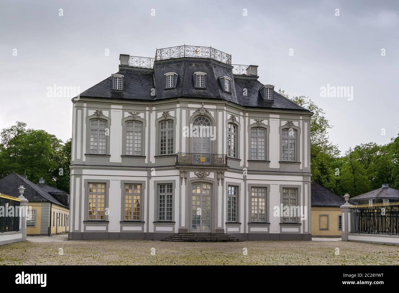 The palace of Falkenlust, Bruhl, Germany Stock Photo - Alamy