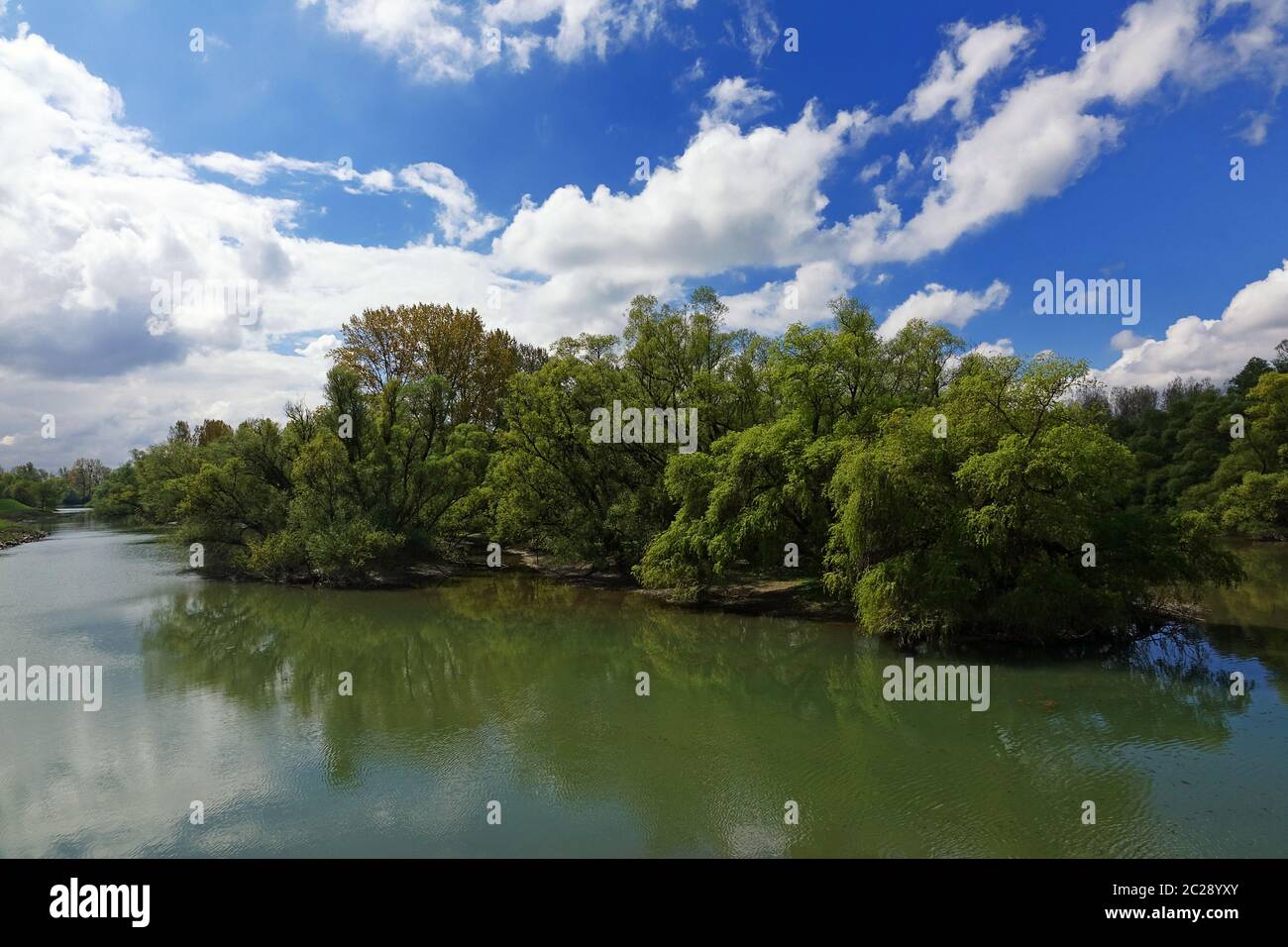 Rheinaue near Rastatt Stock Photo - Alamy