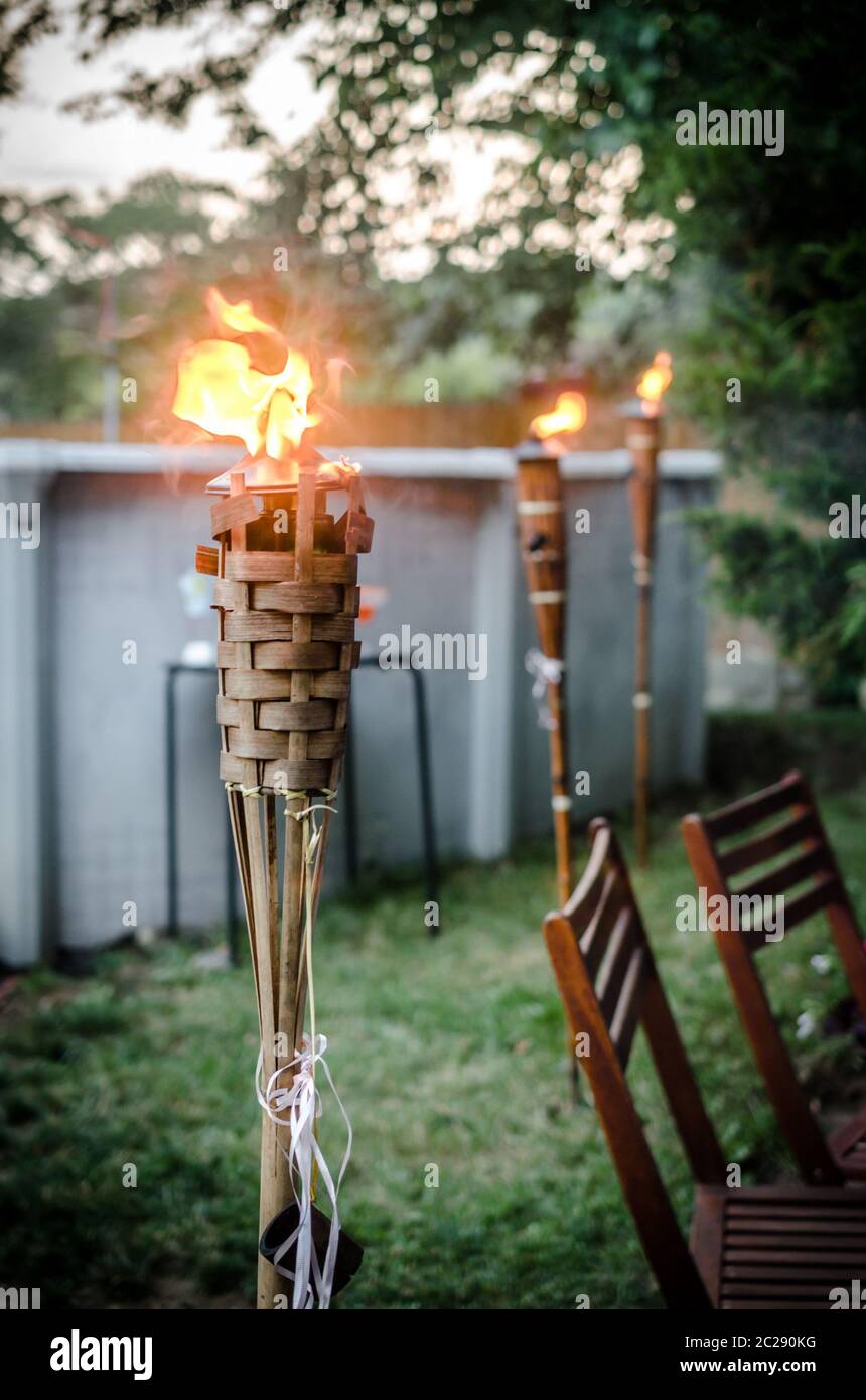 Tiki torch hi-res stock photography and images - Alamy