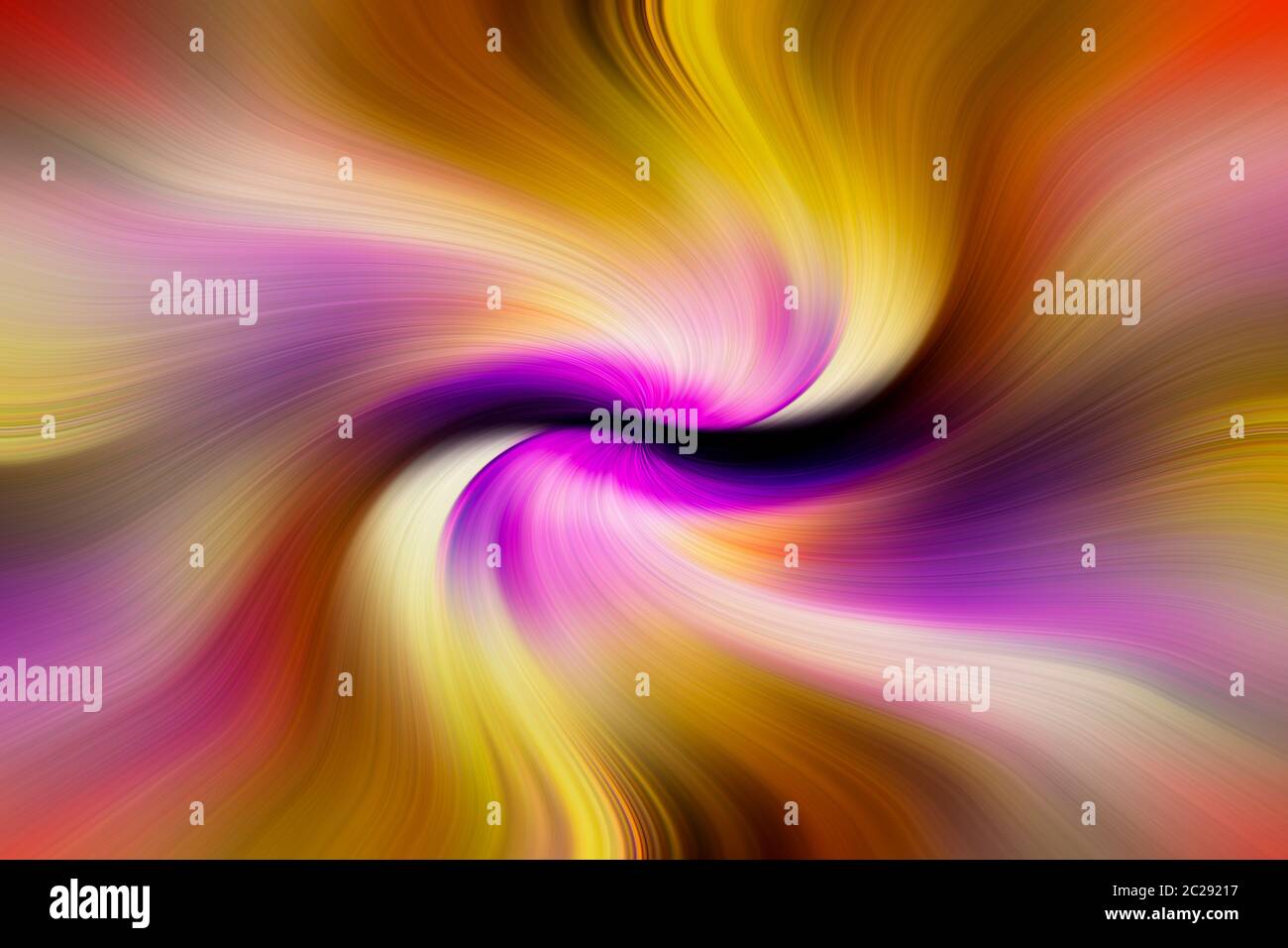 Purple, red and gold twirl spiral effect as a colorful decorative ...