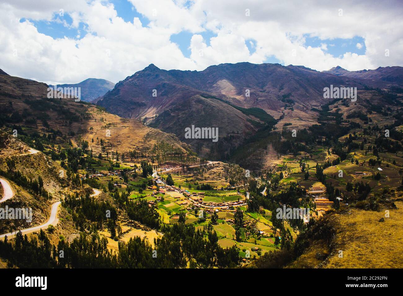 Incan Sacred Valley in Peru Stock Photo - Alamy