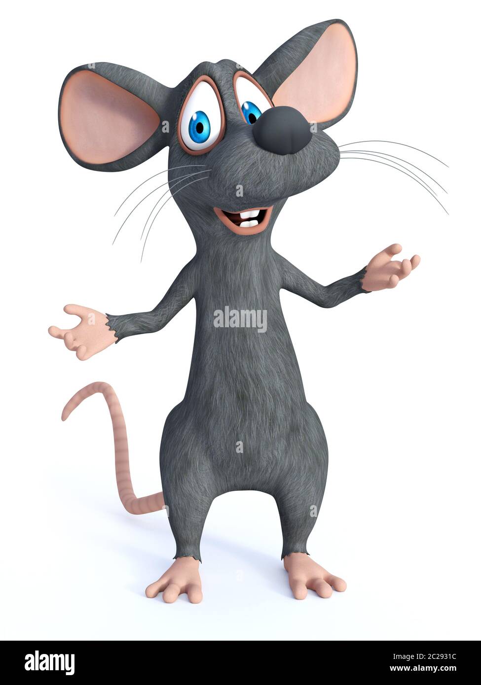 Happy cartoon rat standing smiling hi-res stock photography and images ...