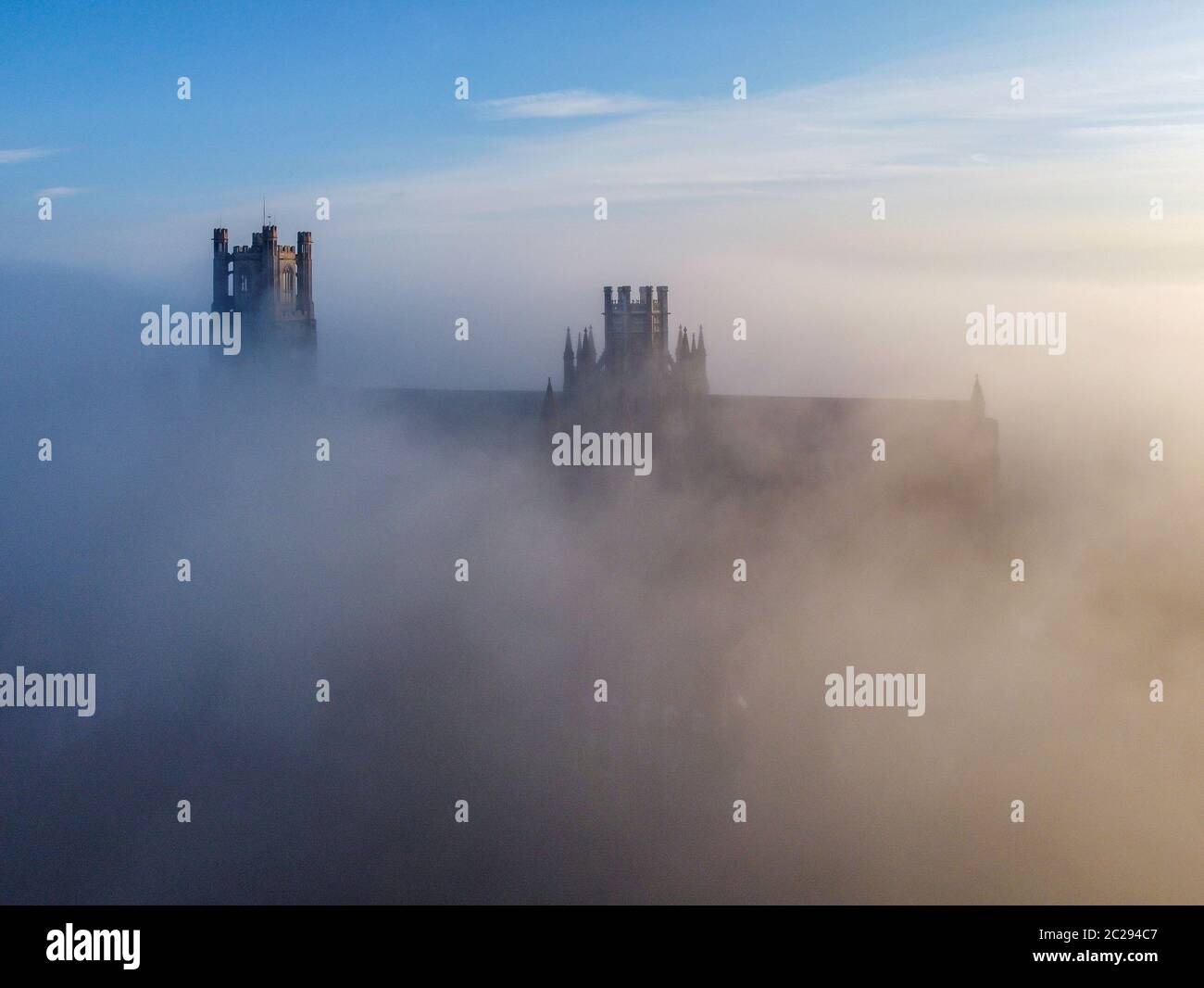 Ely cathedral mist hi-res stock photography and images - Alamy