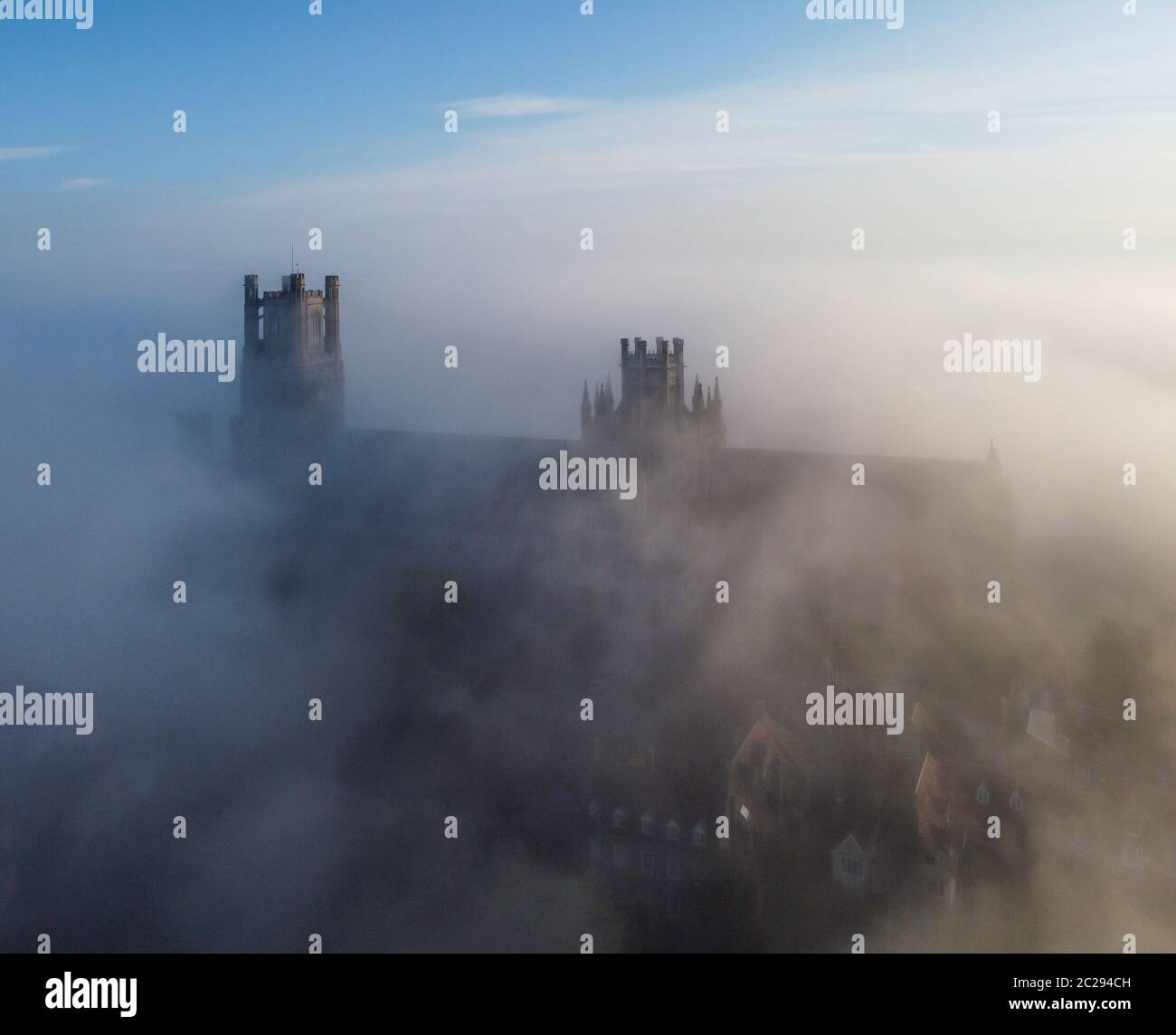 Ely cathedral mist hi-res stock photography and images - Alamy