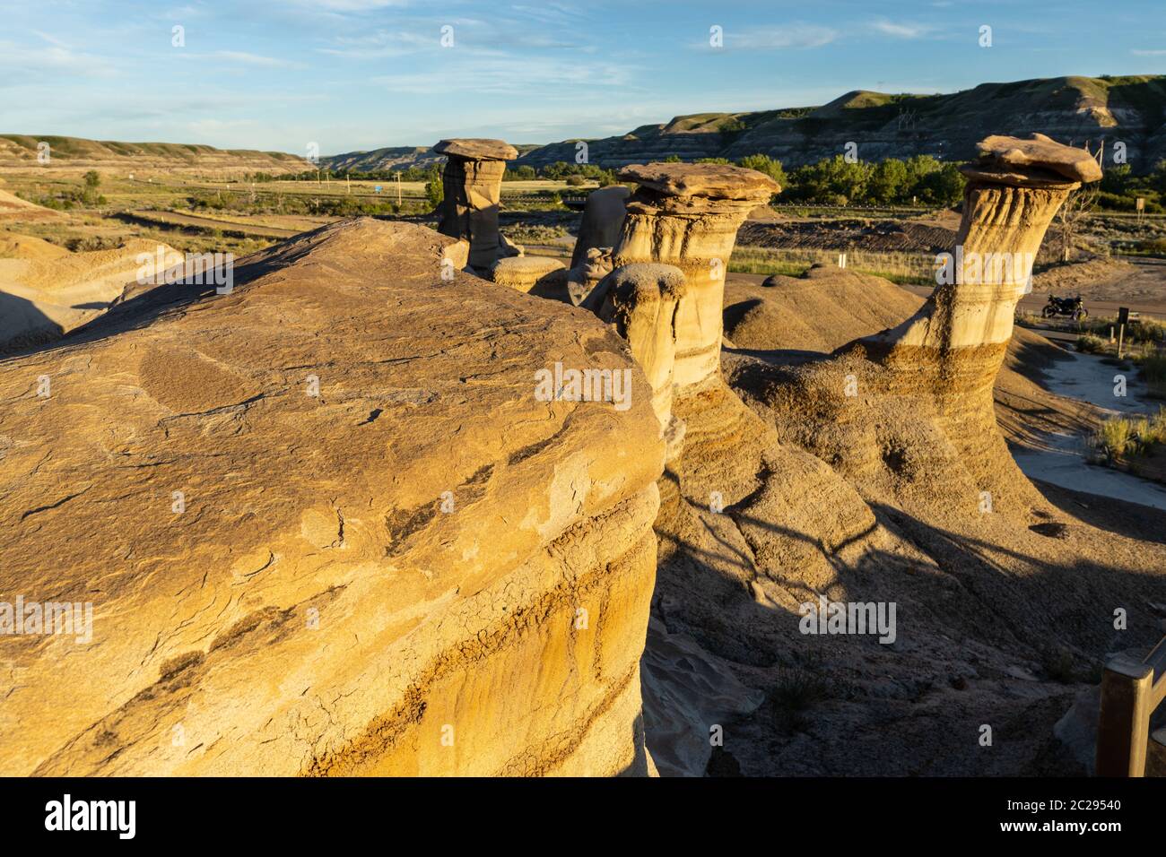 The Hoodoos of Alberta by Drumheller in Canada Stock Photo - Alamy