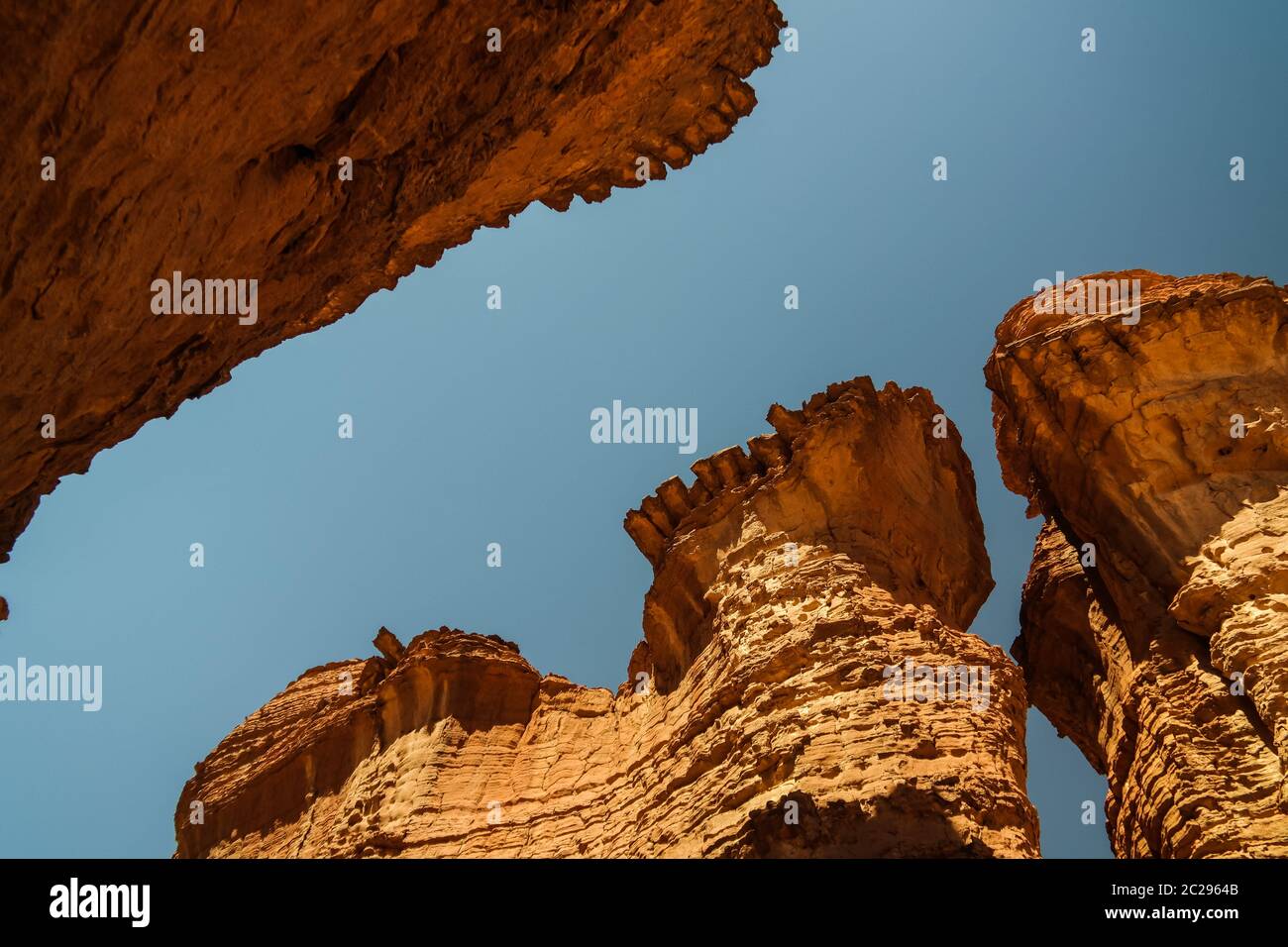 Abstract Rock formation at plateau Ennedi aka stone forest , Chad Stock ...