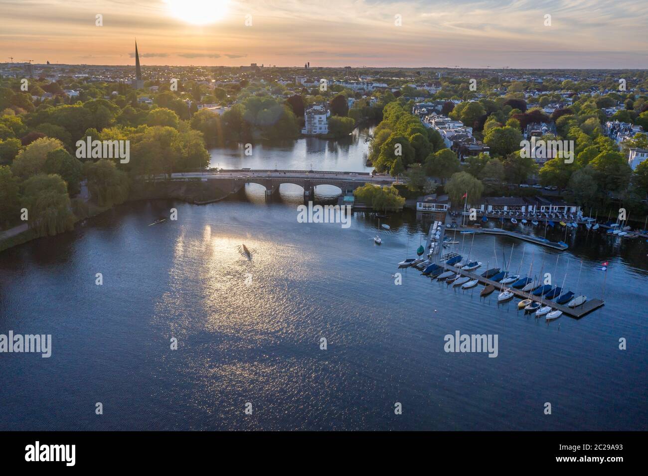 Alster park river lake in hi-res stock photography and images - Alamy