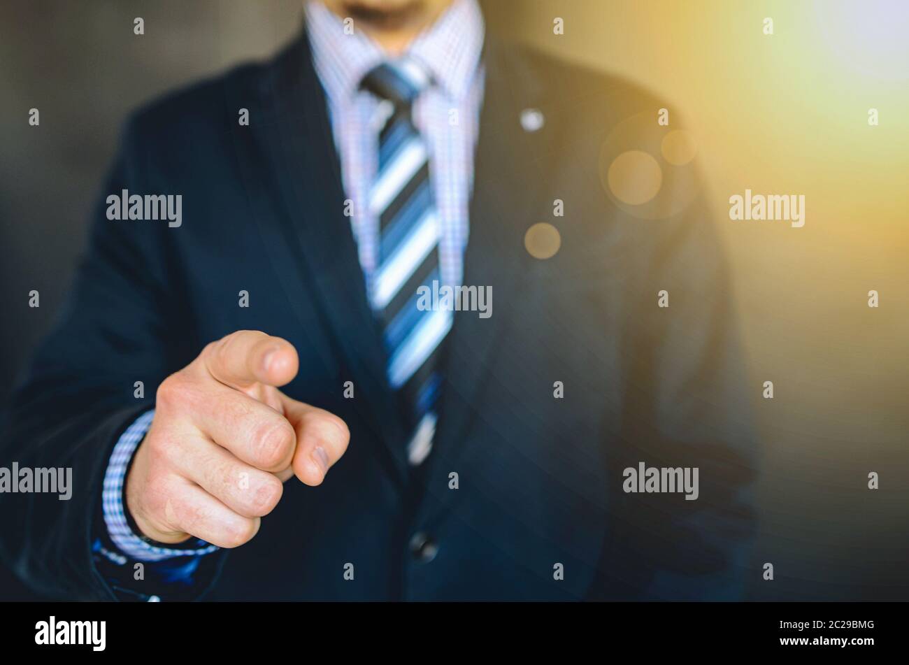 Hand held out in Offer of Handshake Stock Photo - Alamy
