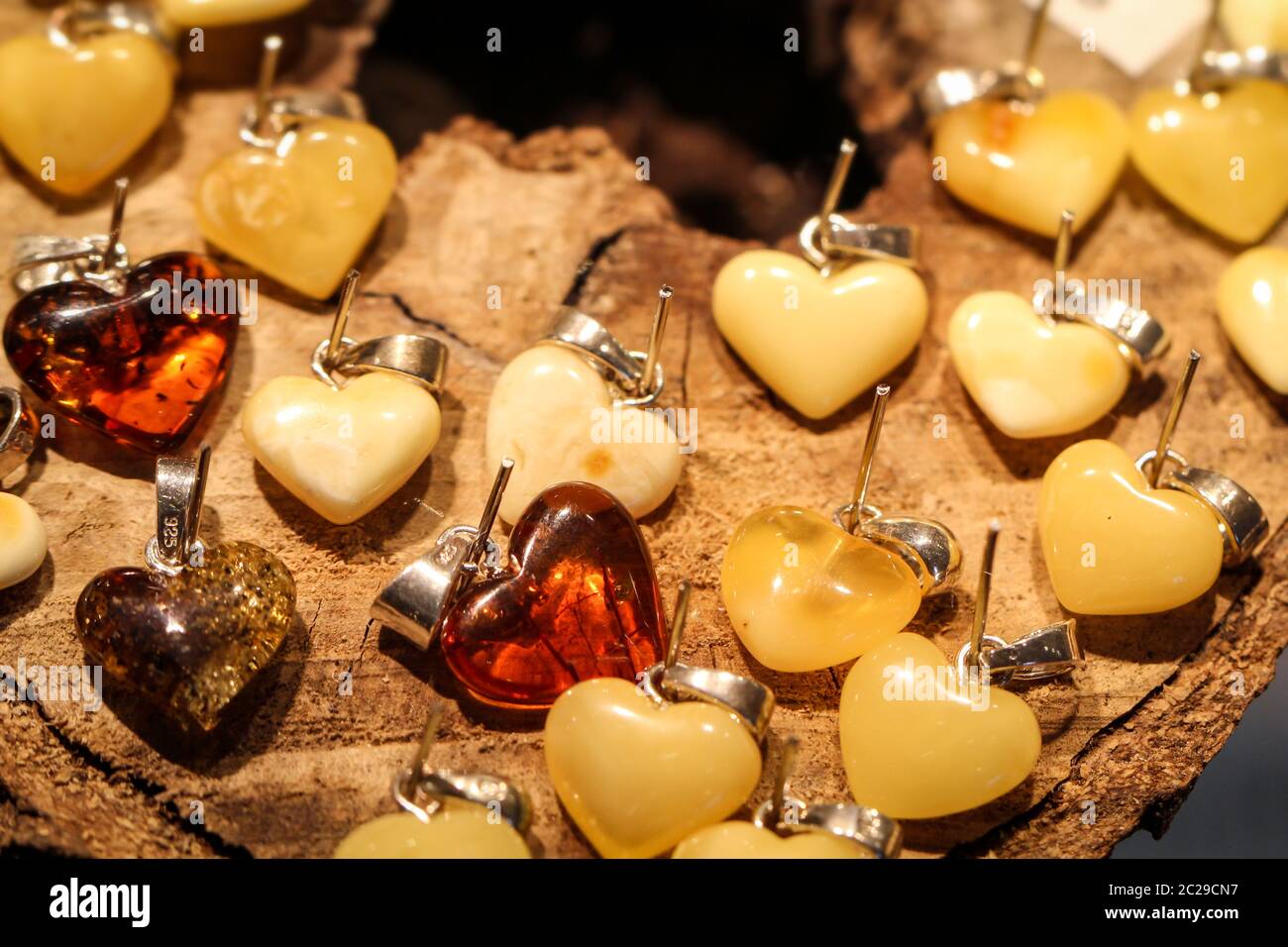 Close up of amber in different variations Stock Photo - Alamy