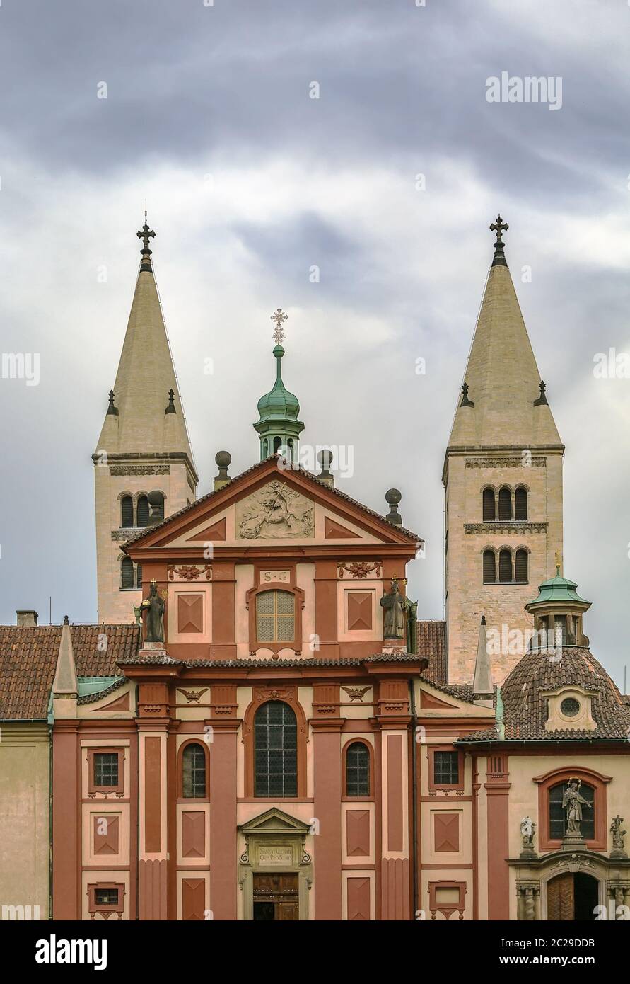 St George Basilica,Prague Stock Photo - Alamy