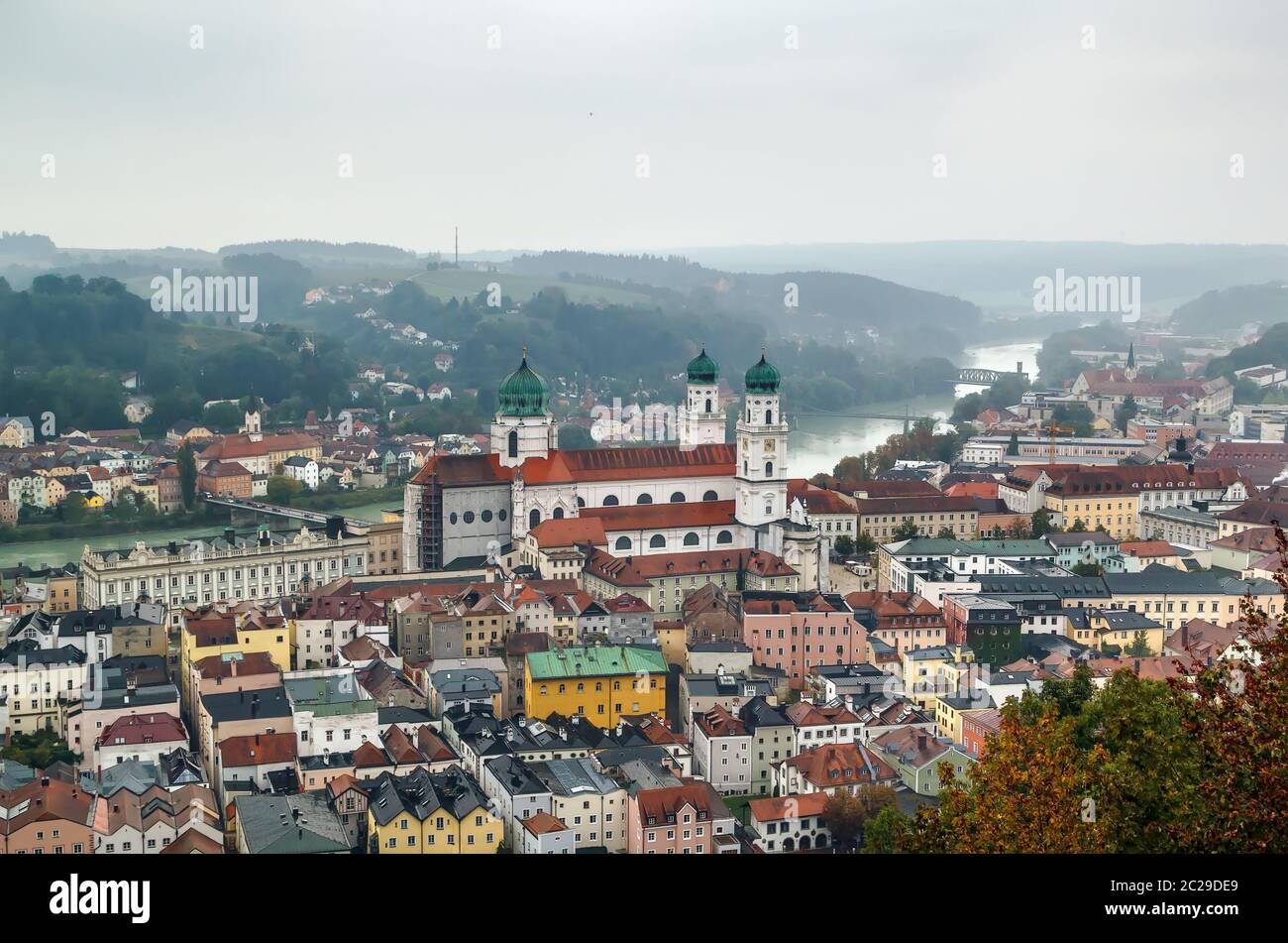 Passau aerial hi-res stock photography and images - Alamy