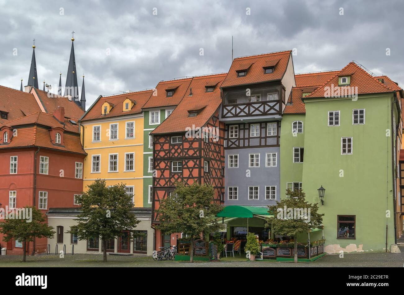 market square in Cheb, Czech republic Stock Photo - Alamy