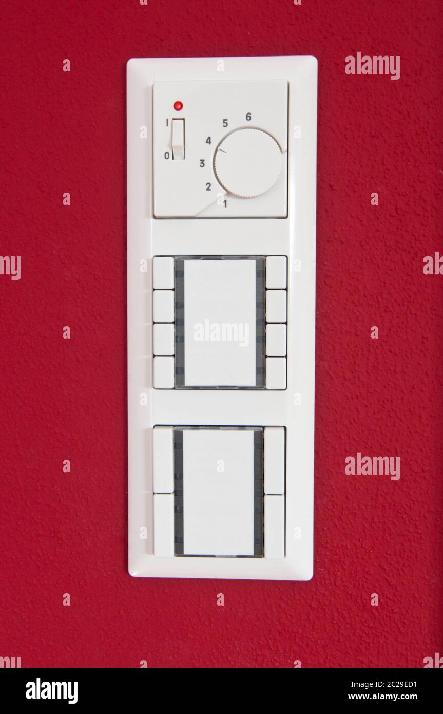 Control unit for a modern apartment Stock Photo - Alamy