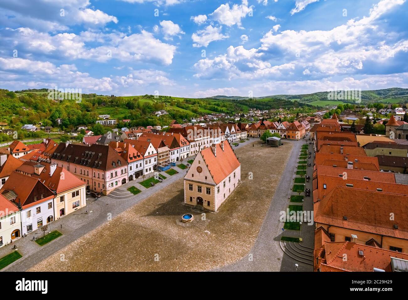 The Town Hall Square Stock Photo - Alamy