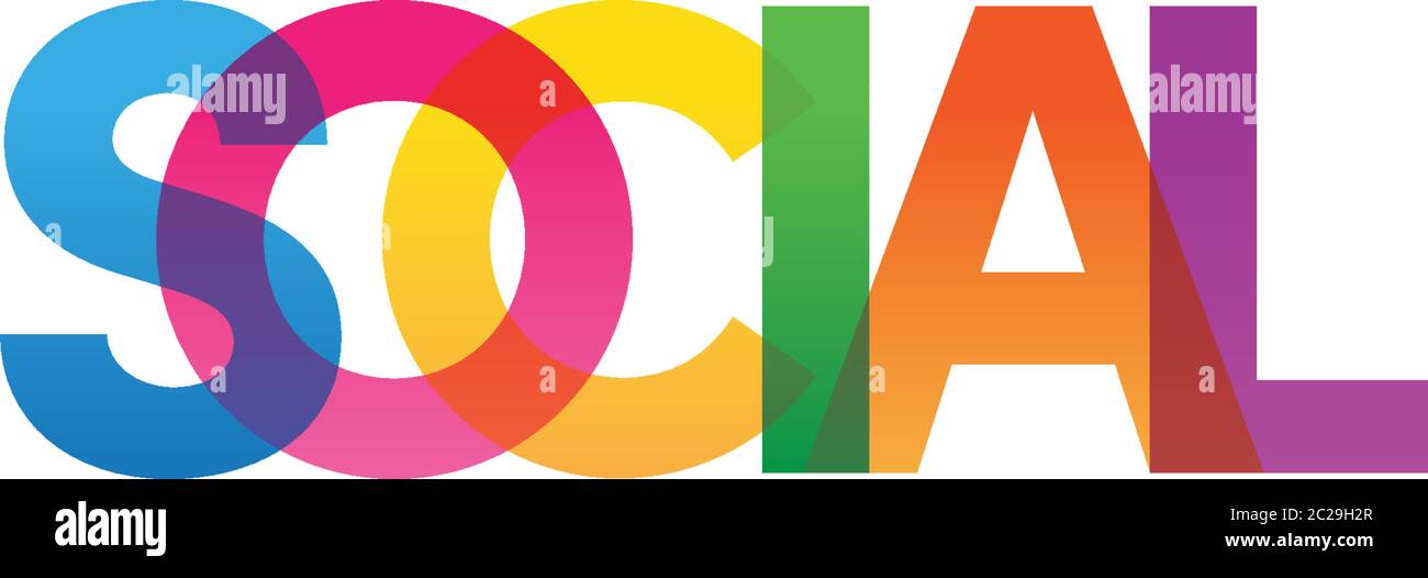 Colored rainbow text. Vector banner. Corporate concept. Gradient Text ...